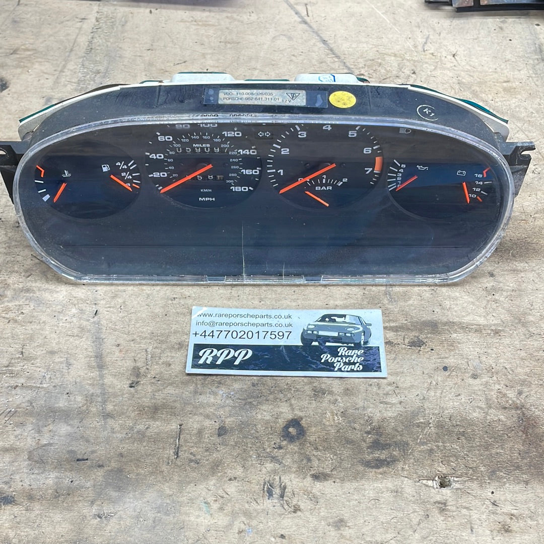 Porsche 944 Turbo dash clock binnacle pod speedometer 95264131101 used ...