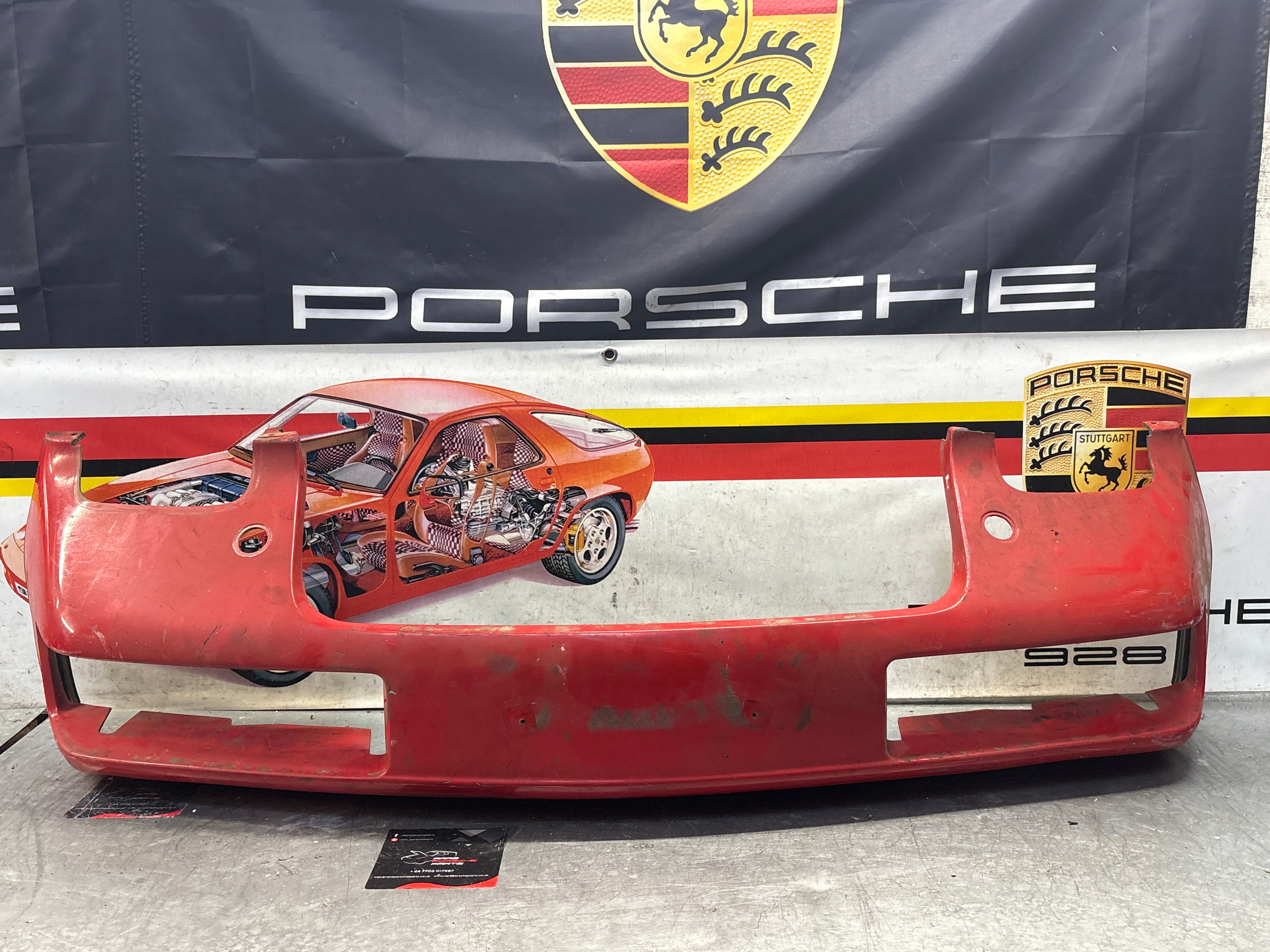 Porsche 928 front bumper cover panel, used 92850501306 – Rare Porsche Parts