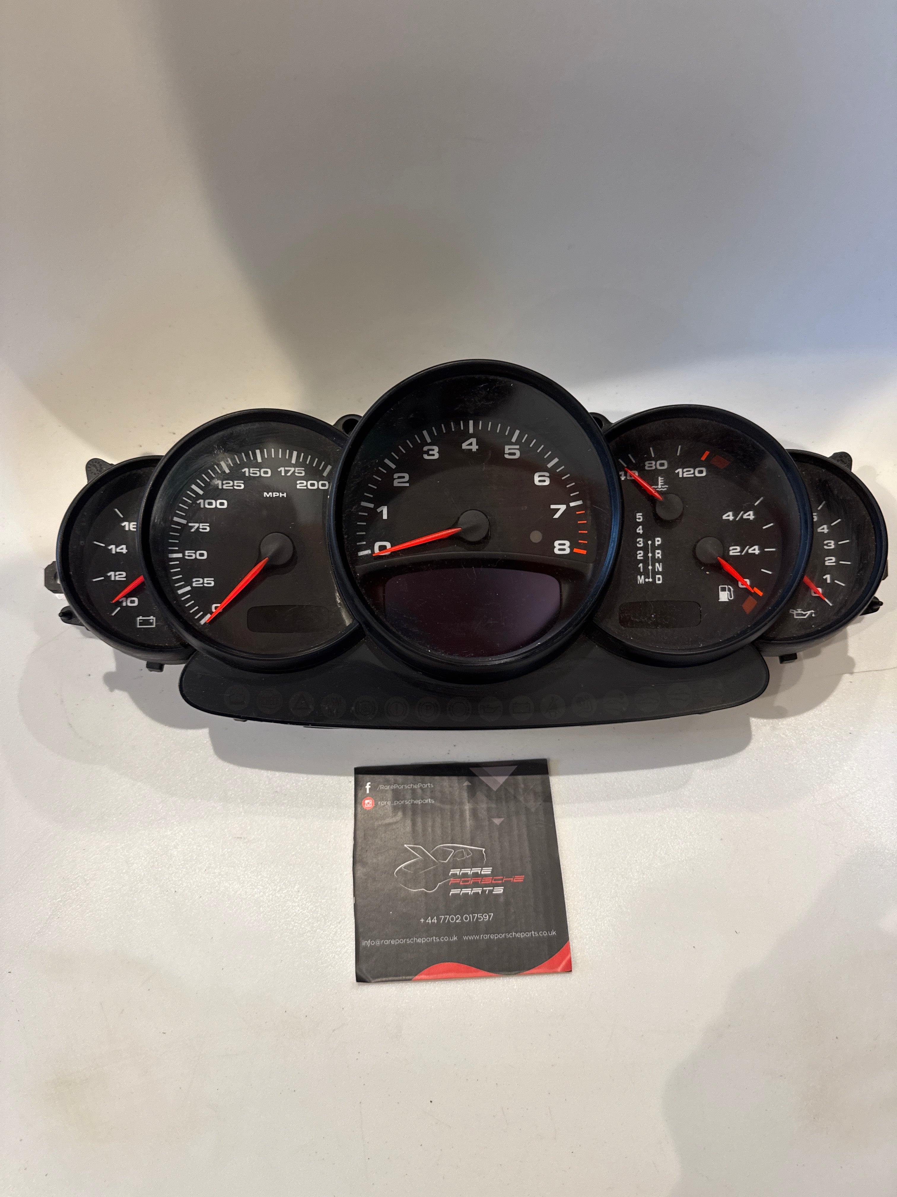 Porsche Boxster 996 Instrument Cluster, unknown mileage 9966412280170c ...