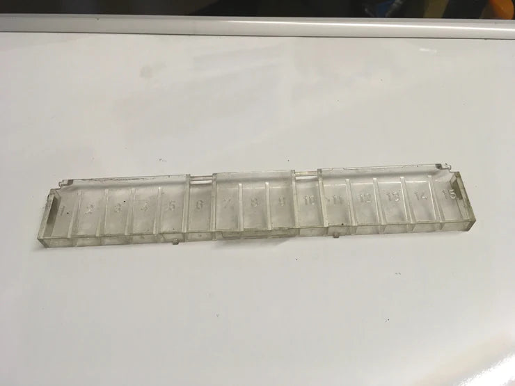 Porsche 924/944 early fuse box fuse cover. – Rare Porsche Parts