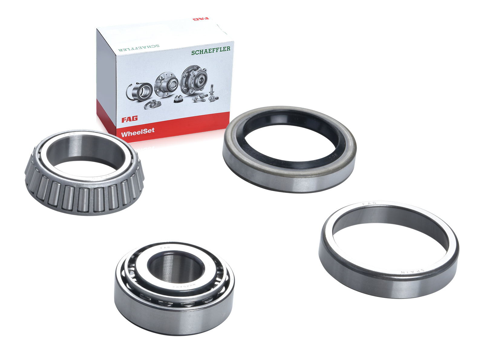 Wheel bearing set for Porsche 928 944 '87- 968 wheel bearing + oil sea ...