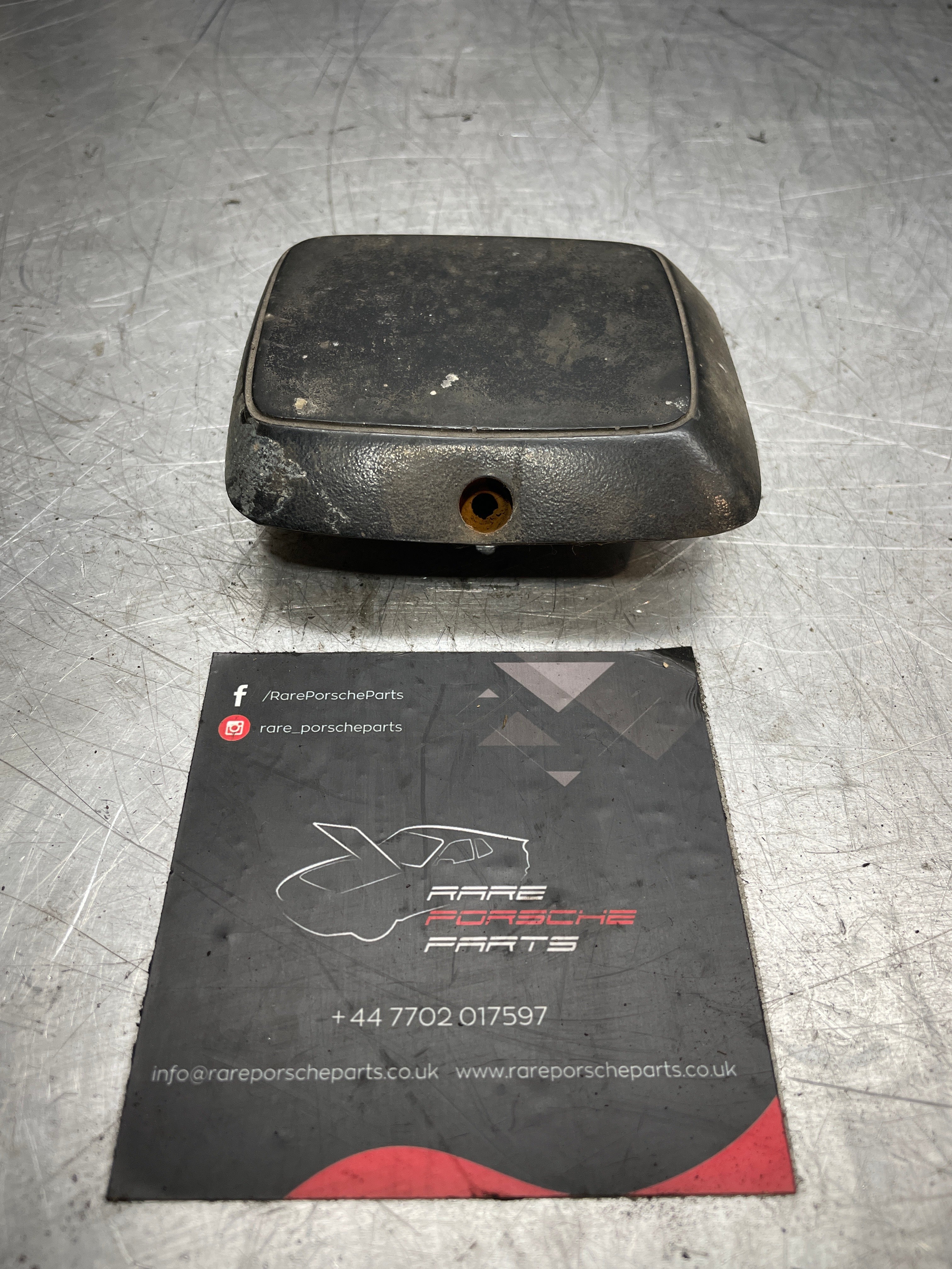 Porsche 944 left Bumper trim square rubber towing eye cover overrider ...