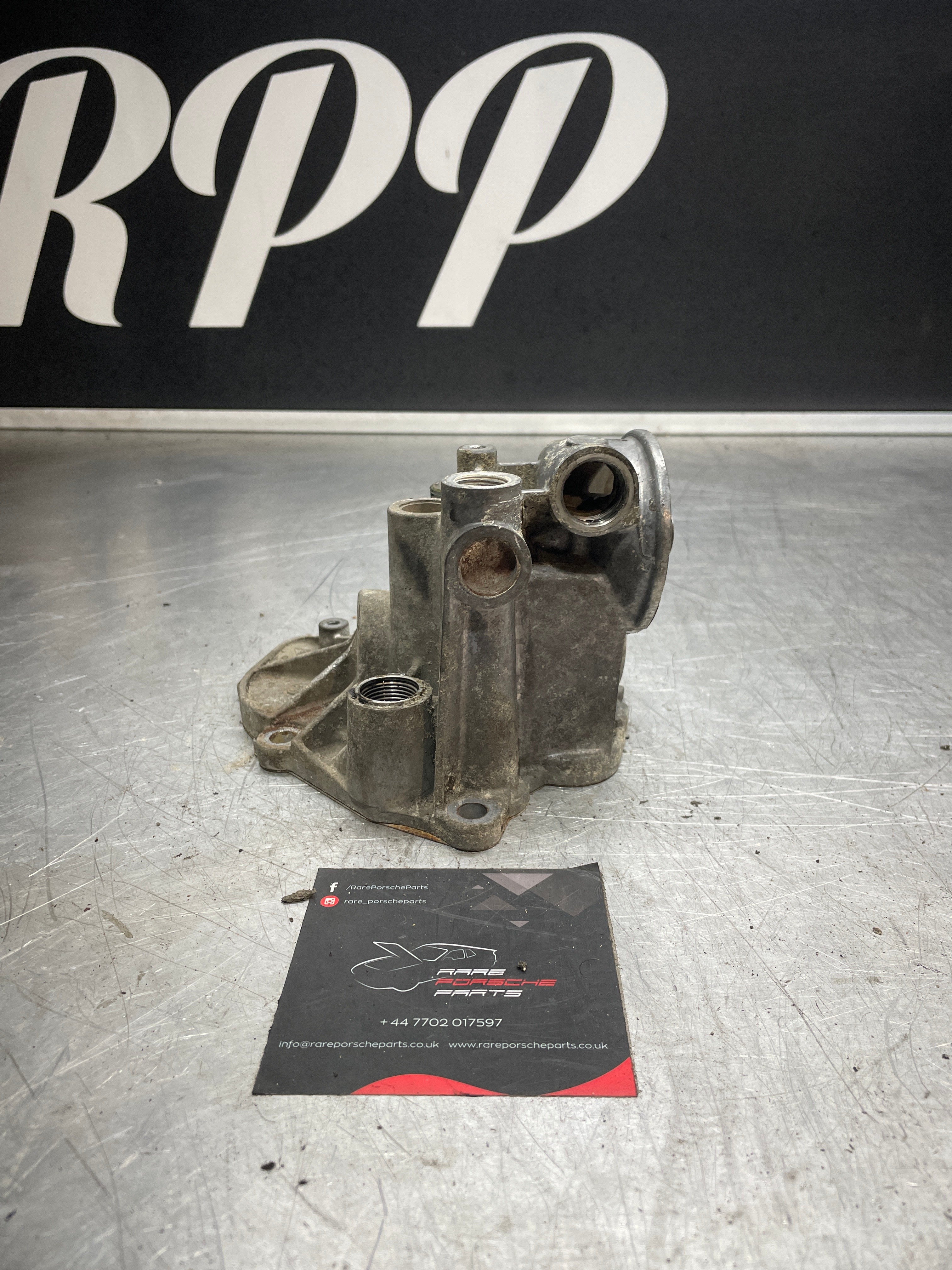 Porsche 944 Turbo thermostat housing, used 9511071513R – Rare Porsche Parts