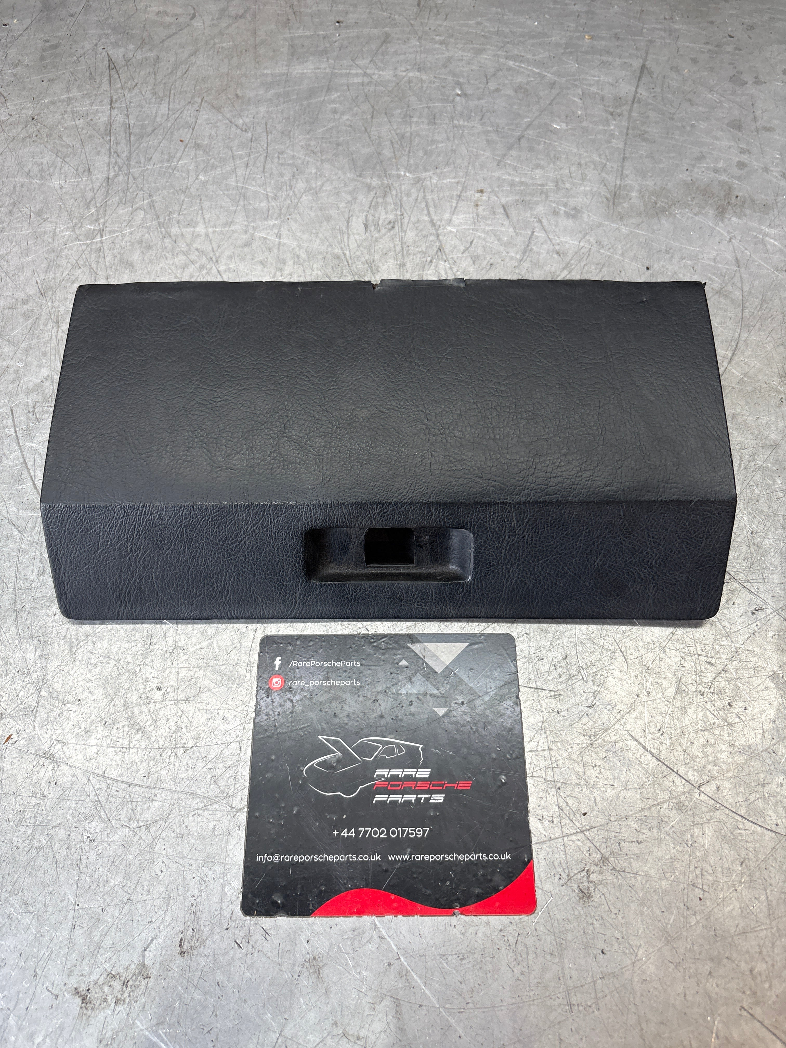 Porsche 924 944 Black glovebox lid, used 477857123 – Rare Porsche Parts