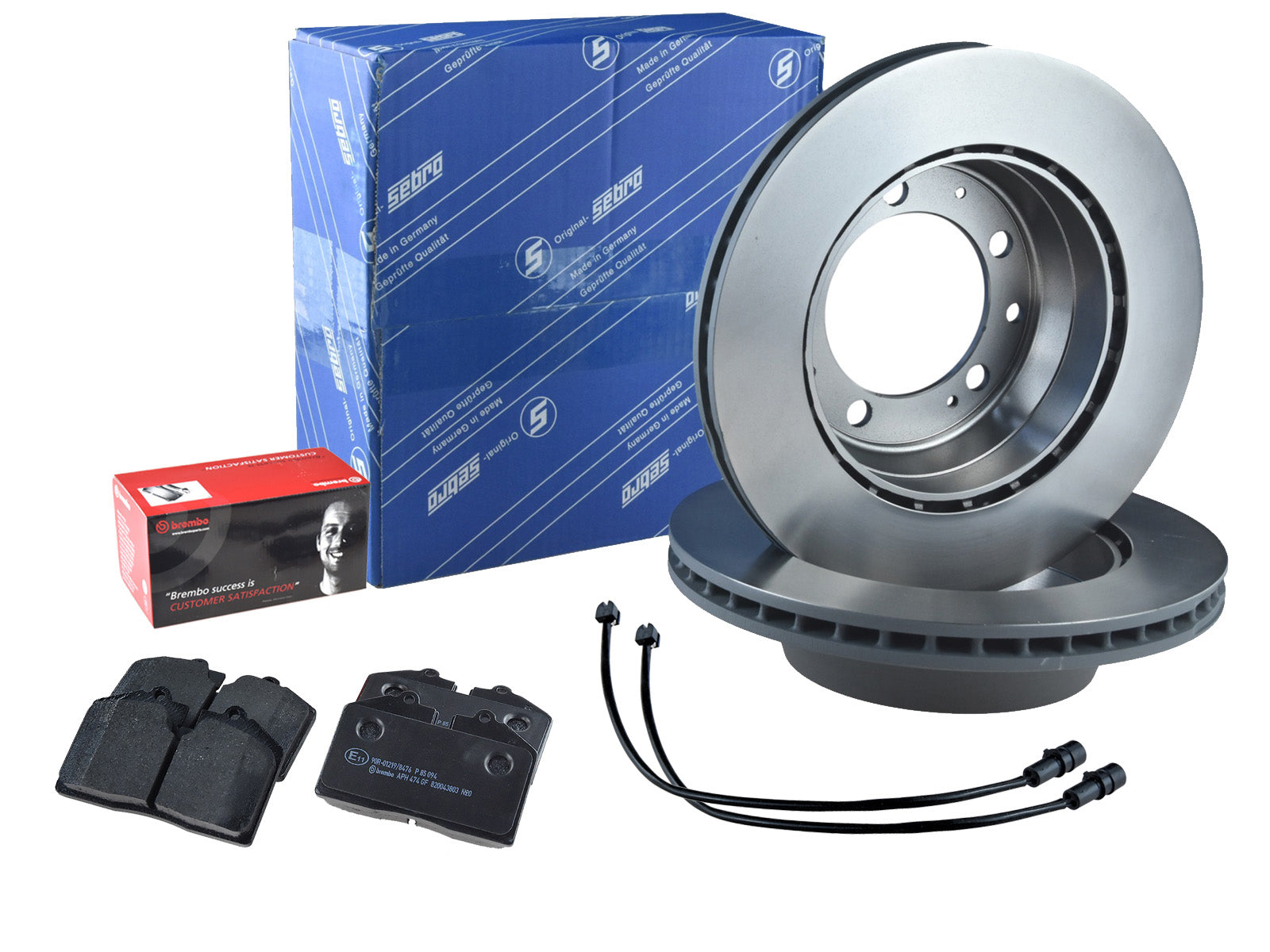 Brake discs + pads +WK for Porsche 944 turbo -'86 REAR 2x – Rare ...
