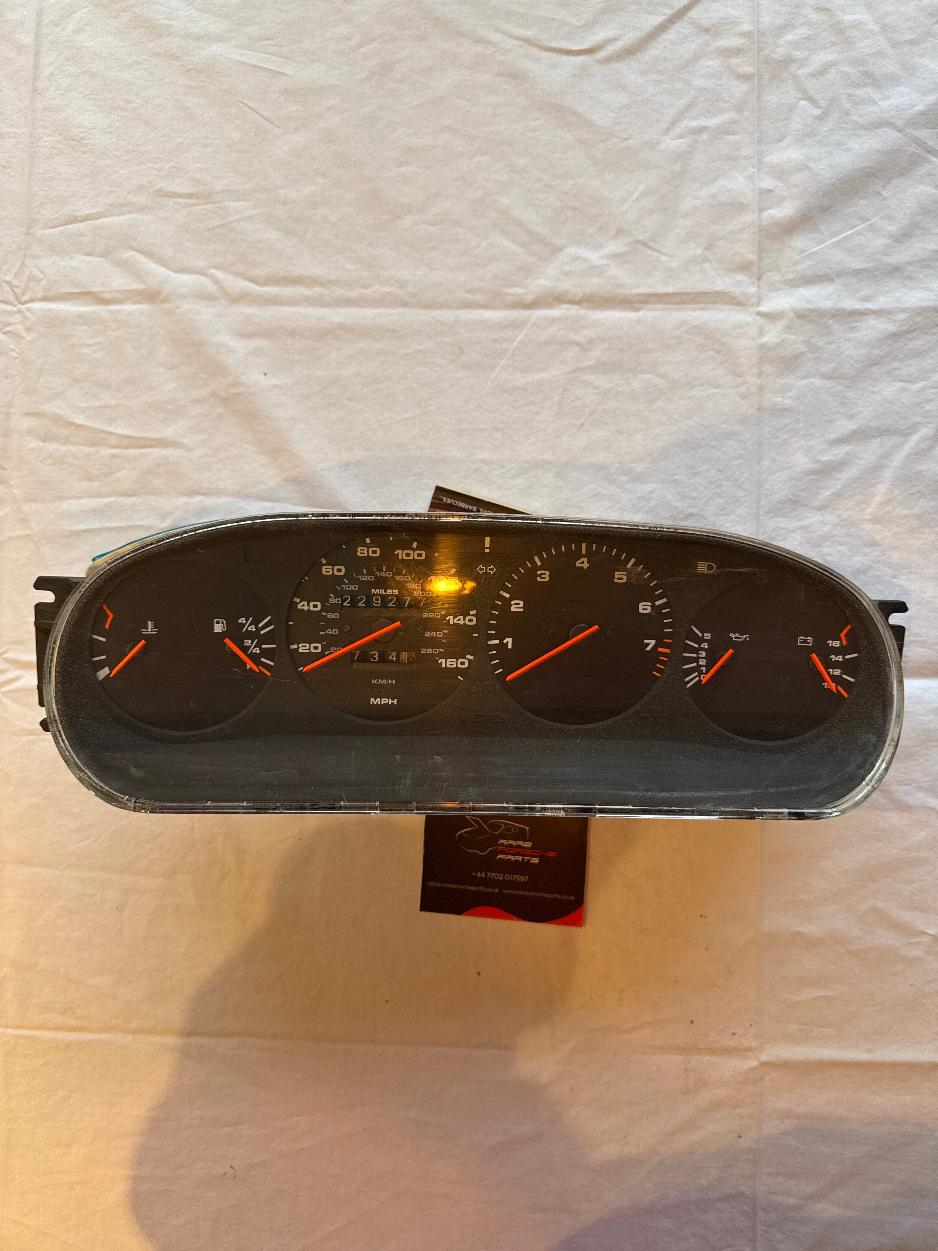Porsche 944 dash clock binnacle pod speedometer, 94564131105 used 2292 ...