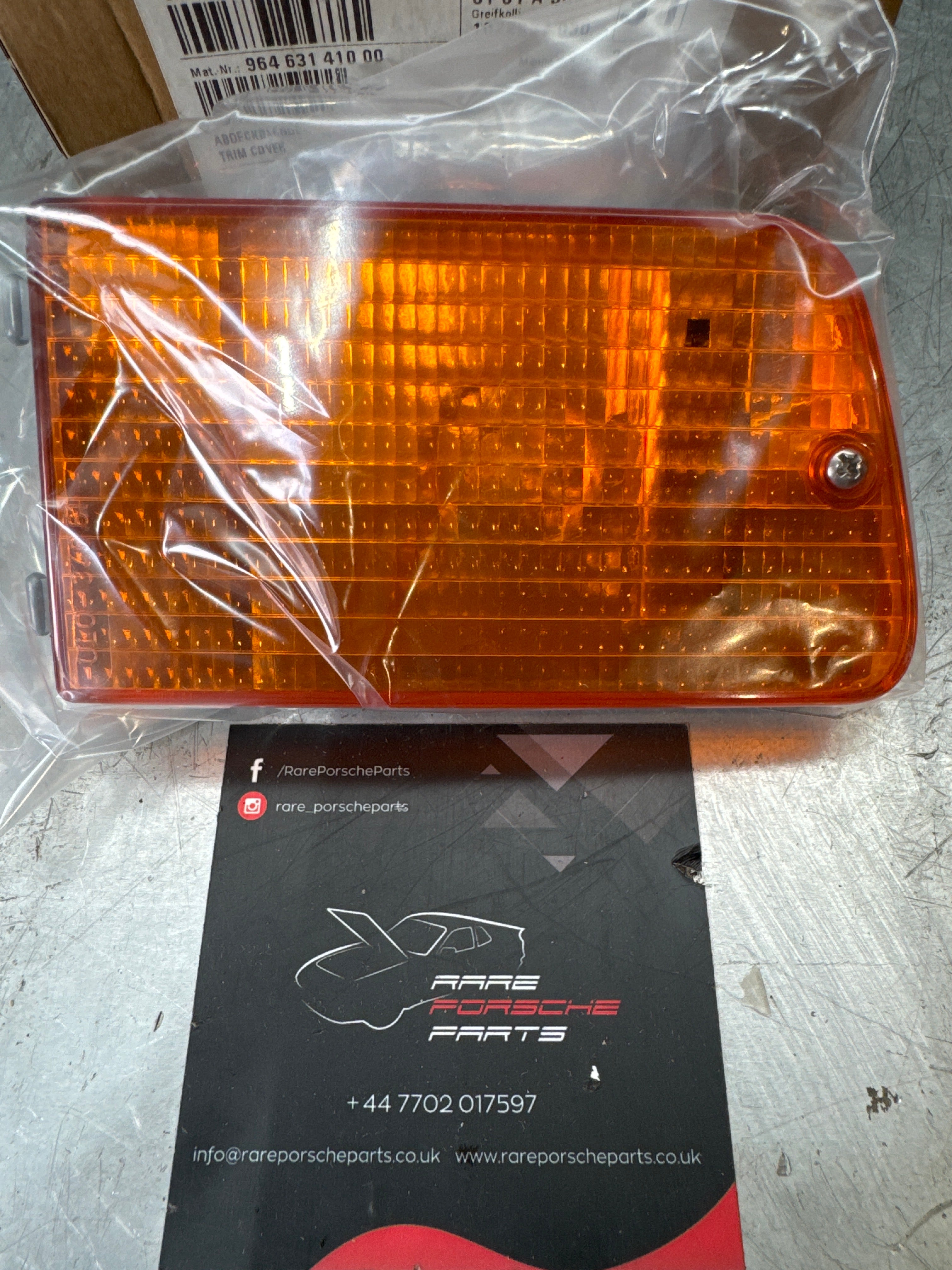 Porsche 964 Indicator Reflector Front Amber 96463141000 New – Rare ...
