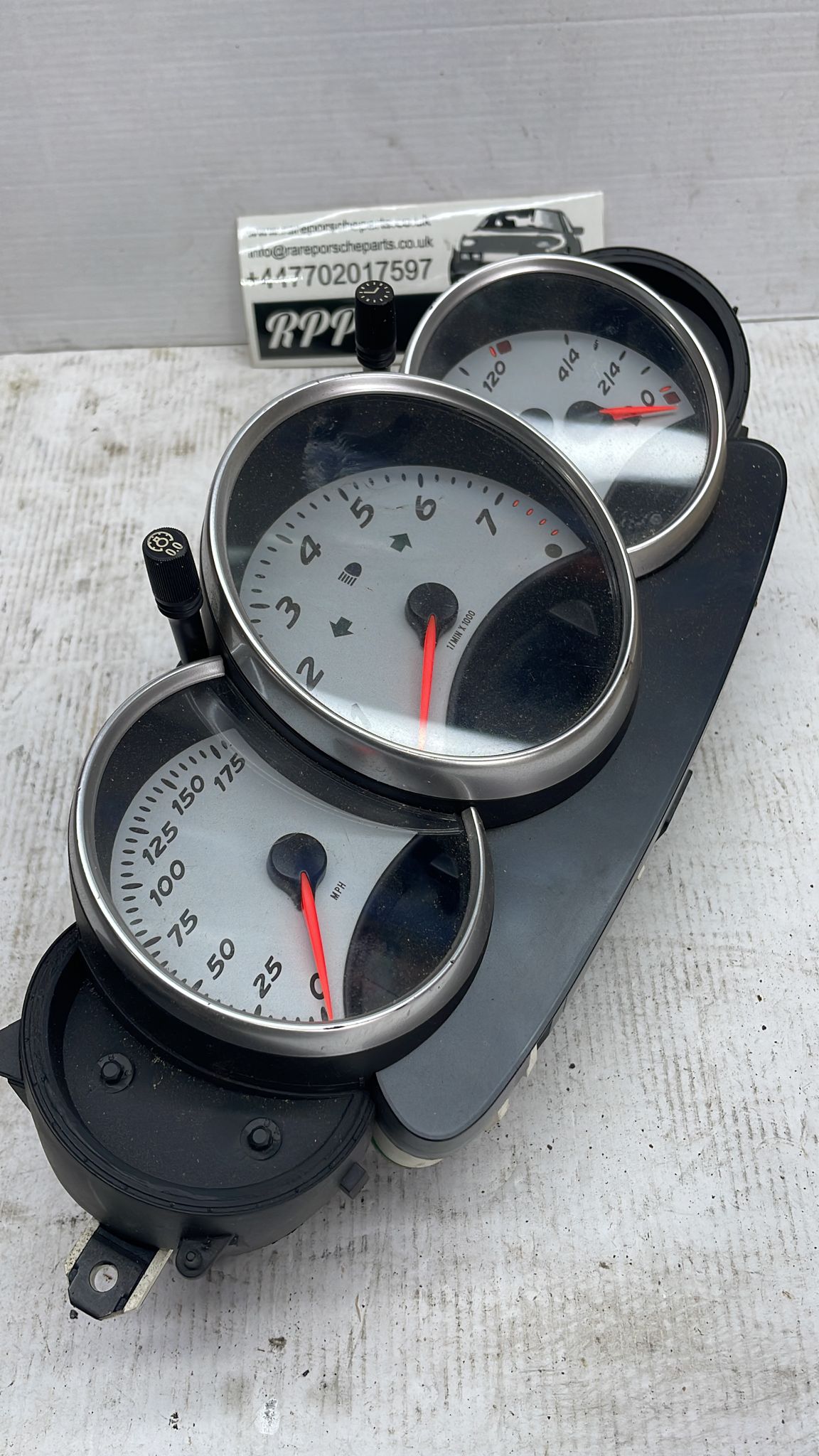 Porsche Boxster S 986 Dash Clocks Instrument Cluster Speedo MPH, used ...