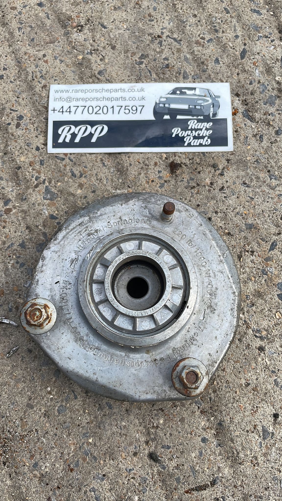 Porsche 911 991 Boxster/Cayman 981, 982 Front Shock Absorber Mount 991 ...