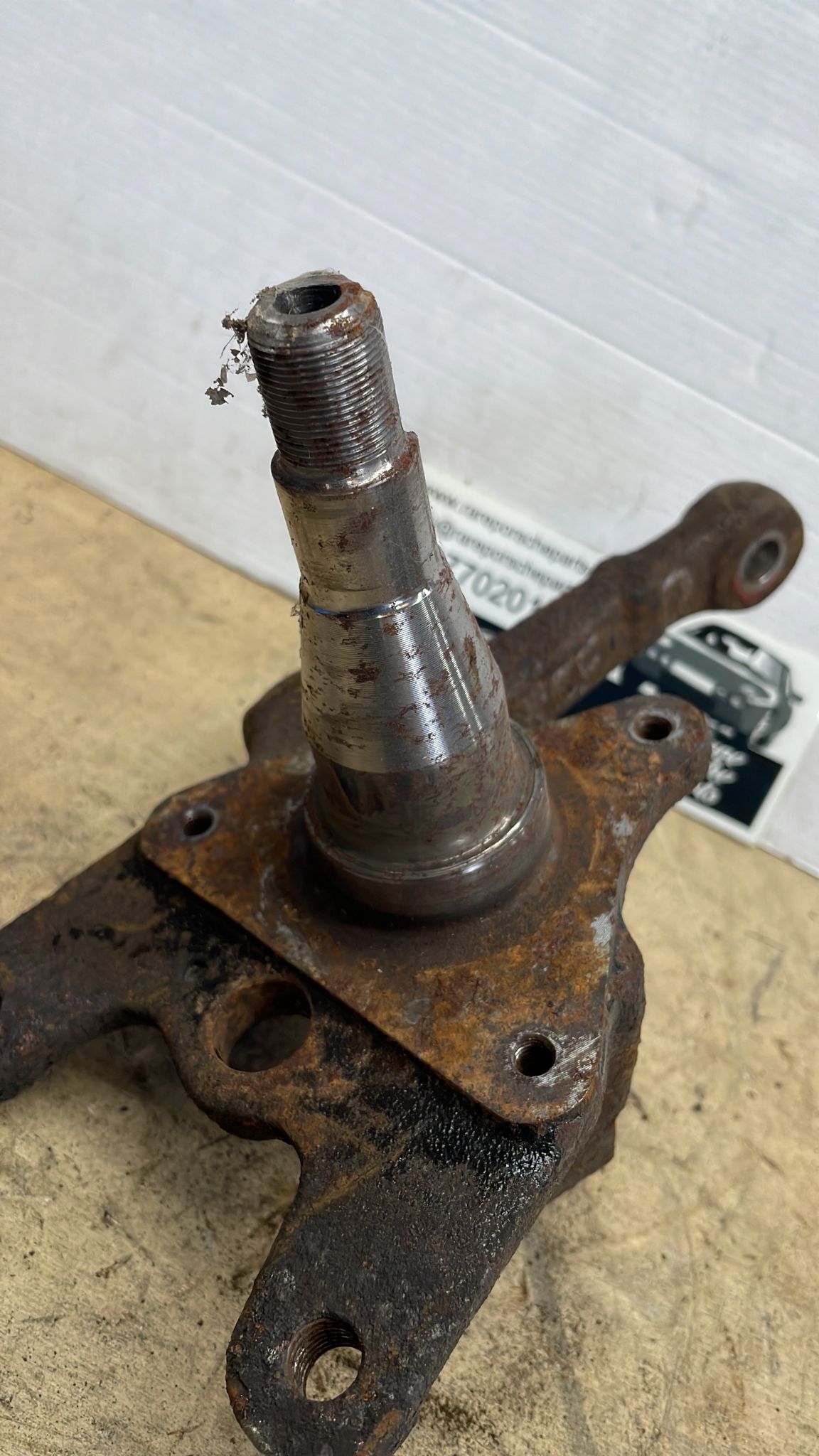Porsche 944 S2 front left knuckle, spindle, 95134165506, used – Rare ...