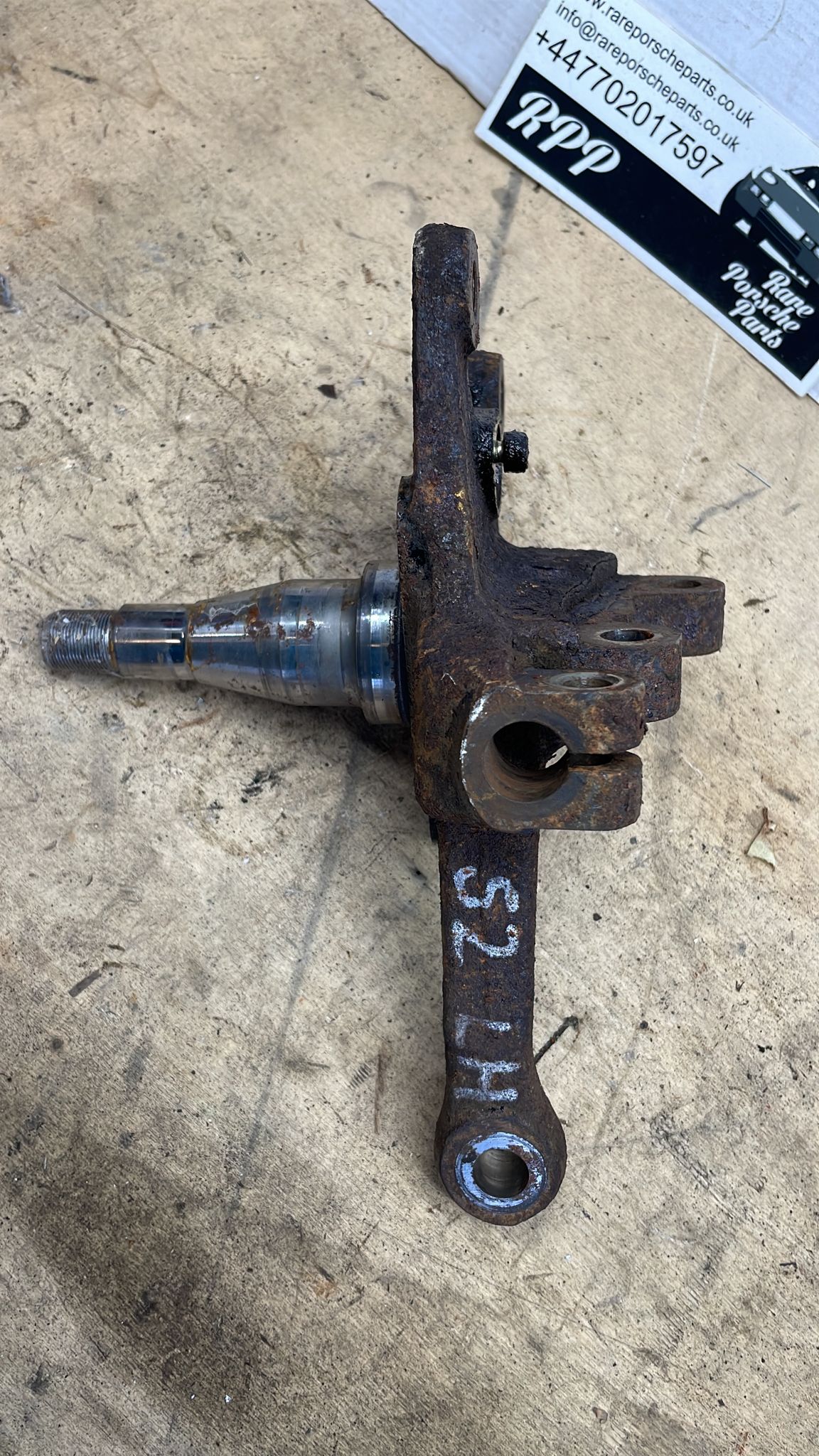 Porsche 944 S2 front left knuckle, spindle, 95134165506, used – Rare ...