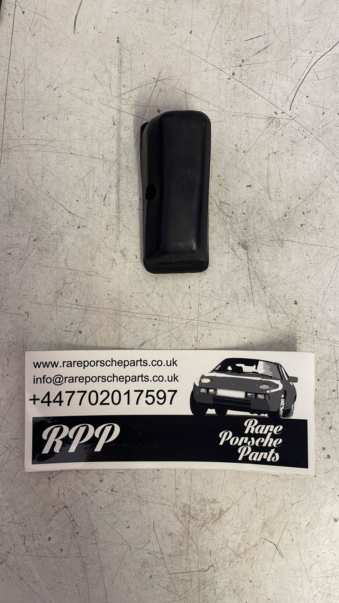 Porsche 924 front bumper, driving light buffer, rubber pad, right 4778 ...