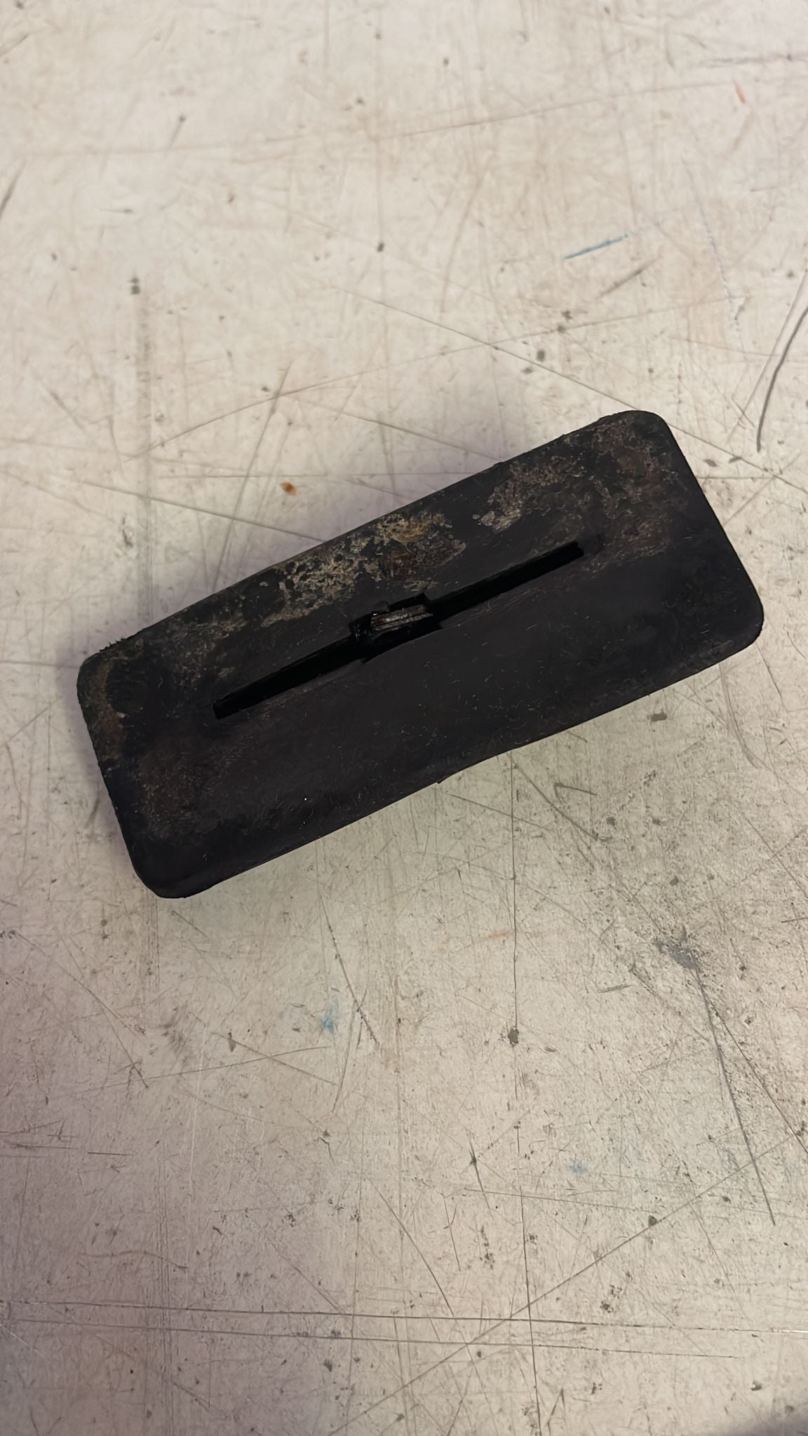 Porsche 924 front bumper, driving light buffer, rubber pad, right 4778 ...