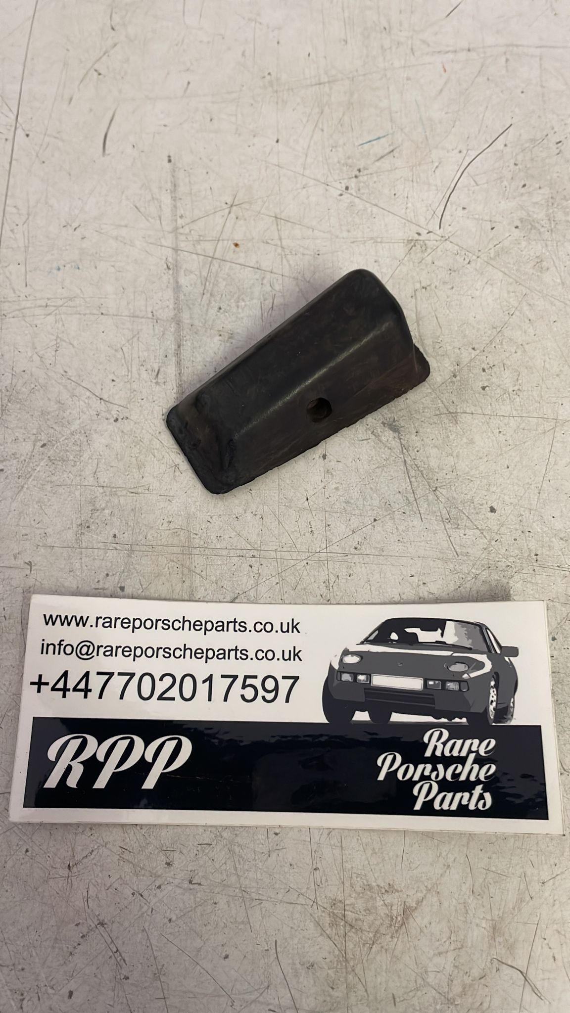 Porsche 924 front bumper, driving light buffer, rubber pad, left 47780 ...