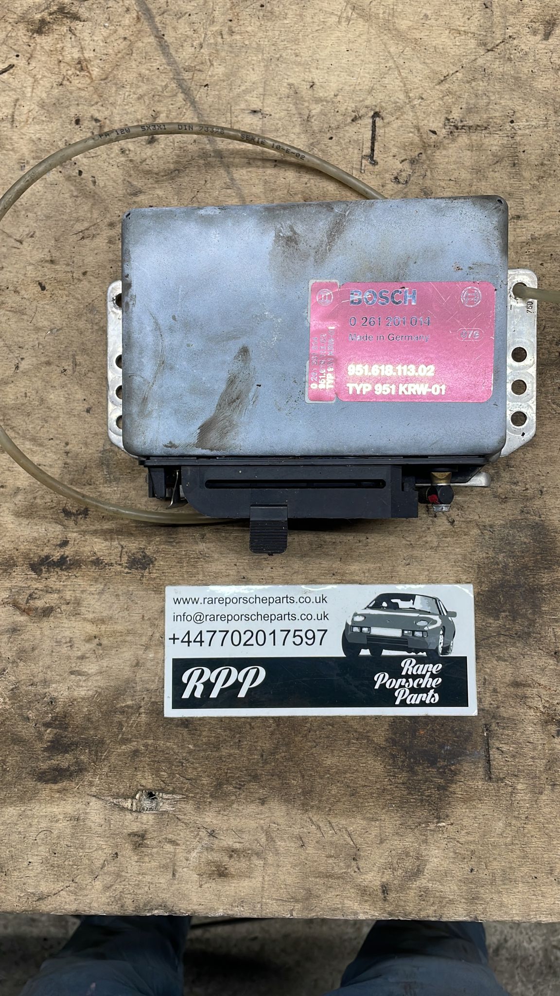 Porsche 944 Turbo 951 ECU Bosch 95161811302 / 0261201014, used – Rare ...