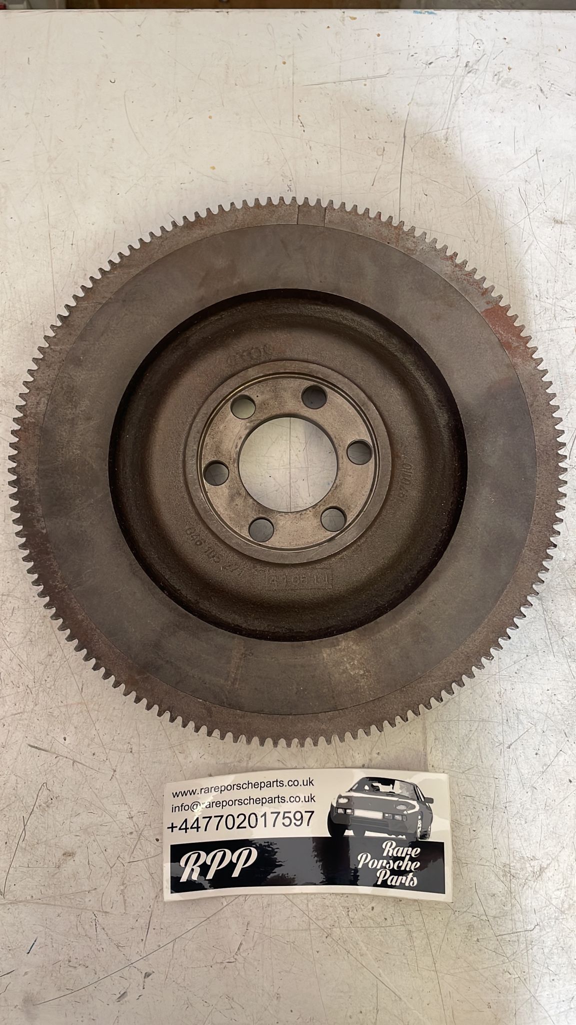 Porsche 924 Flywheel with starter ring 046105271 used – Rare Porsche Parts