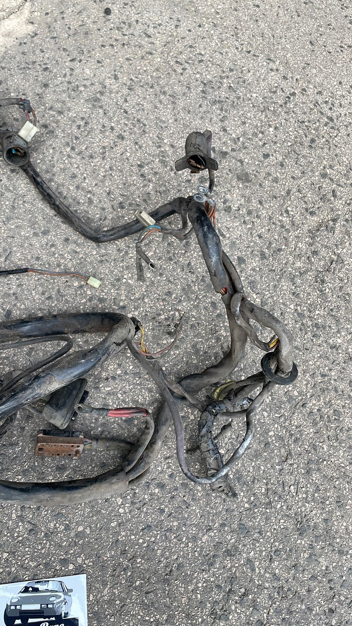 Porsche 928 engine bay wiring loom, LHD spares or repair 001 – Rare ...