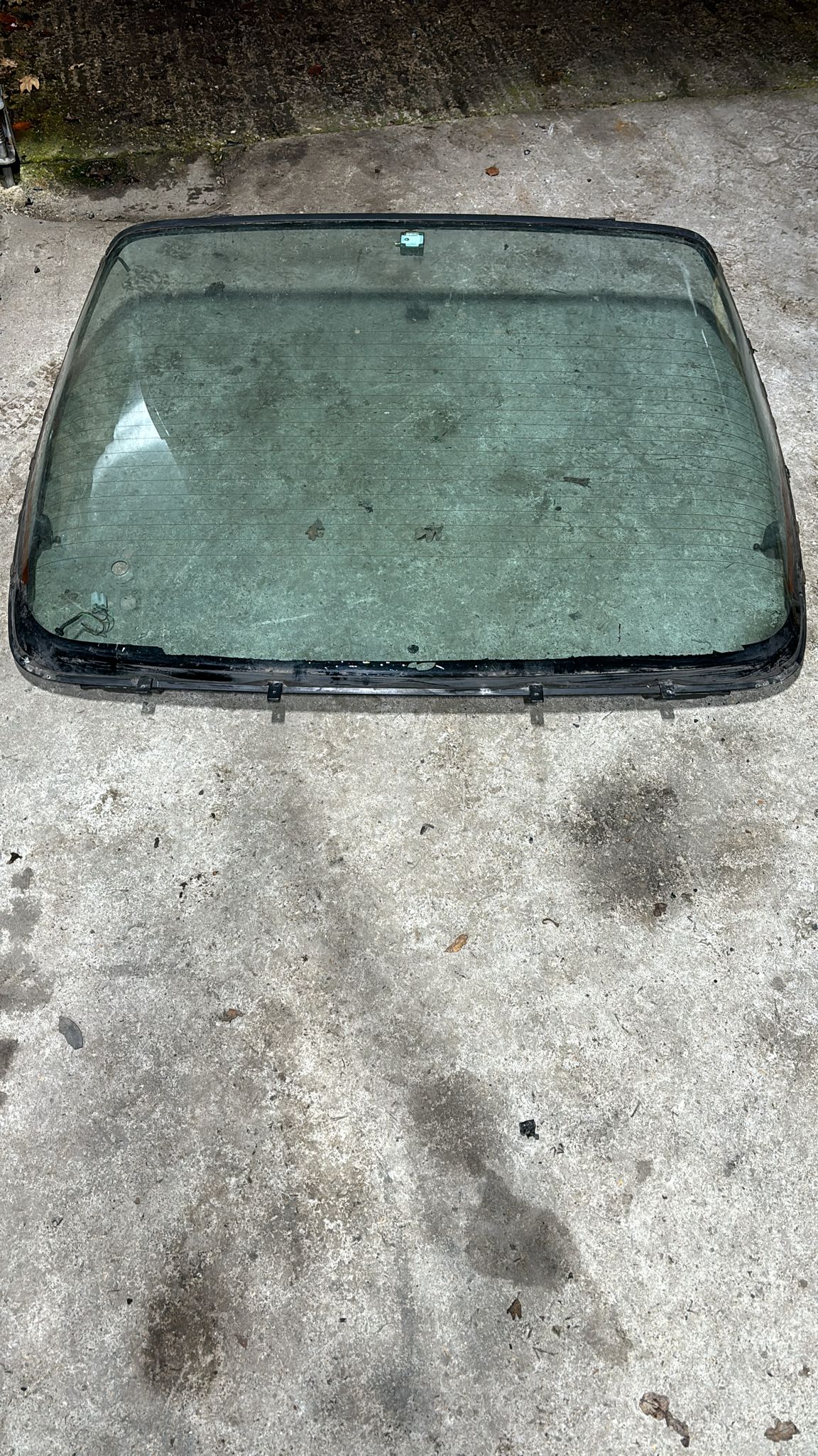 Porsche 944 Turbo S2 rear hatch glass for bridge spoiler, used – Rare ...