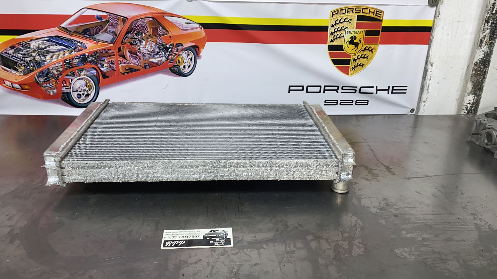 Porsche 928 custom made radiator, new – Rare Porsche Parts