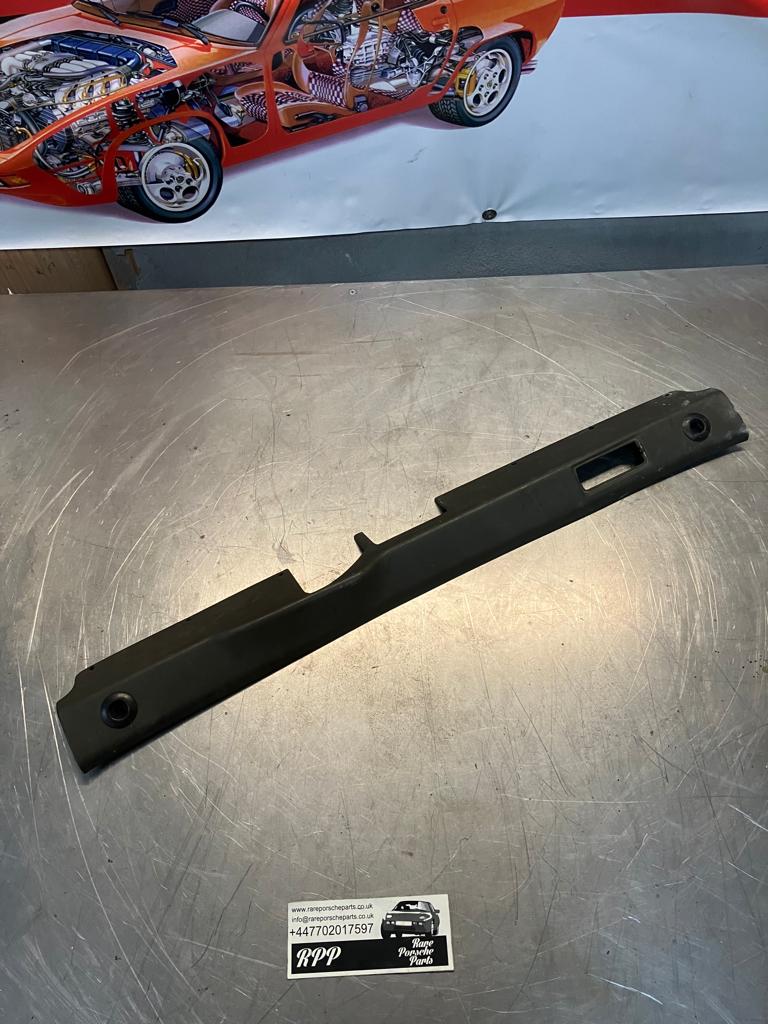 Porsche 928 trunk trim panel, 92855165302, black, used – Rare Porsche Parts