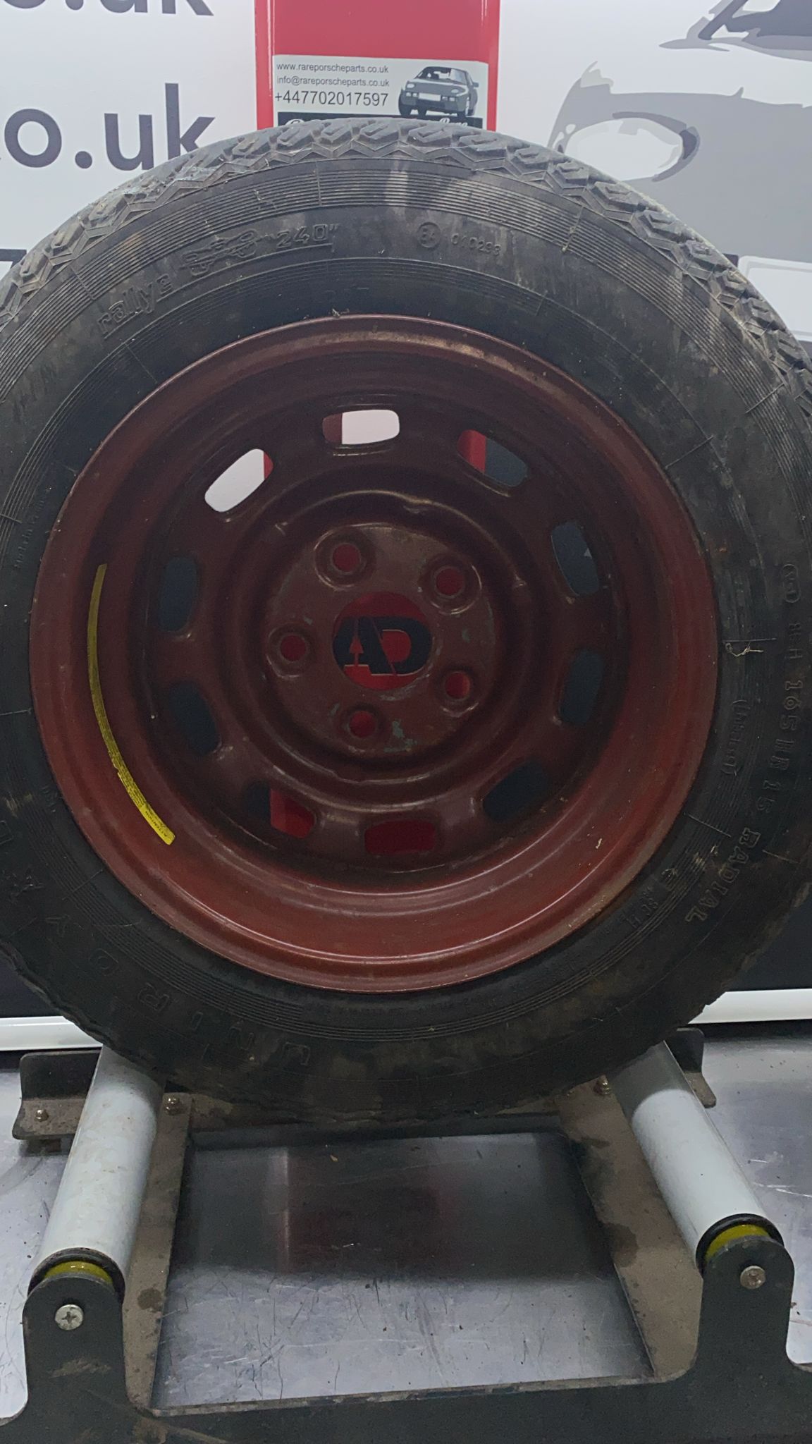 Porsche 944 Steel Spare Wheel and tyre, used 94436204100 – Rare Porsche ...