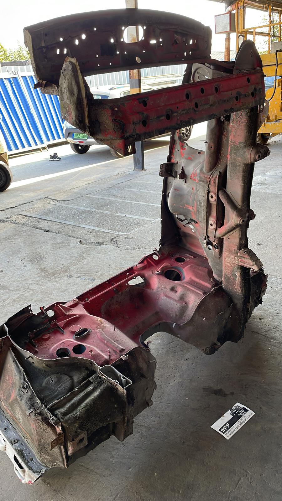 Porsche 928 S firewall, front end cut – Rare Porsche Parts