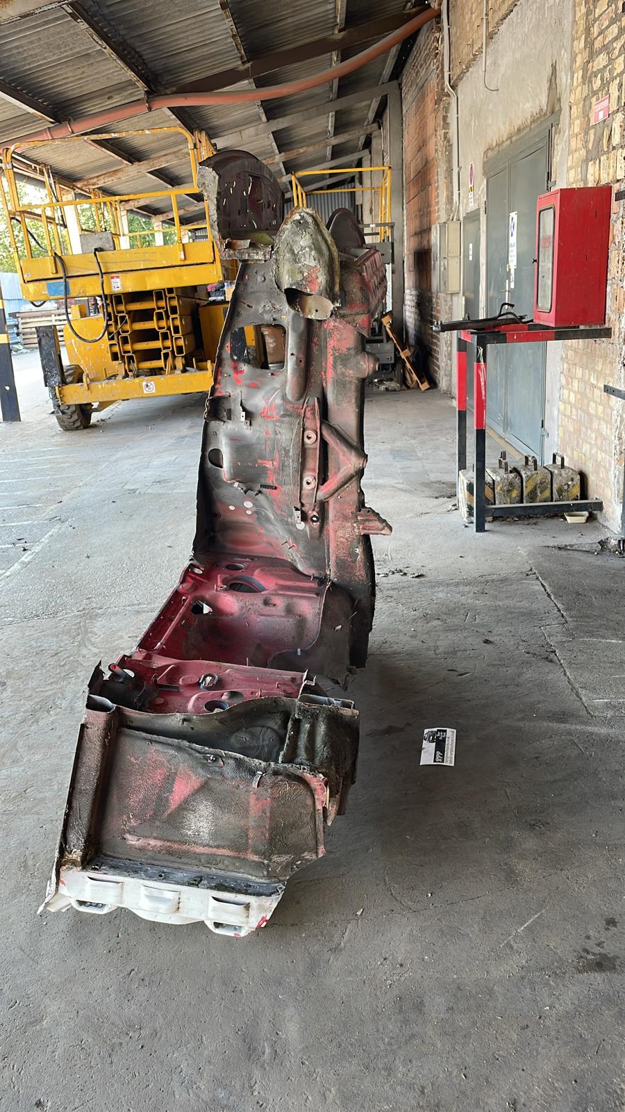 Porsche 928 S firewall, front end cut – Rare Porsche Parts