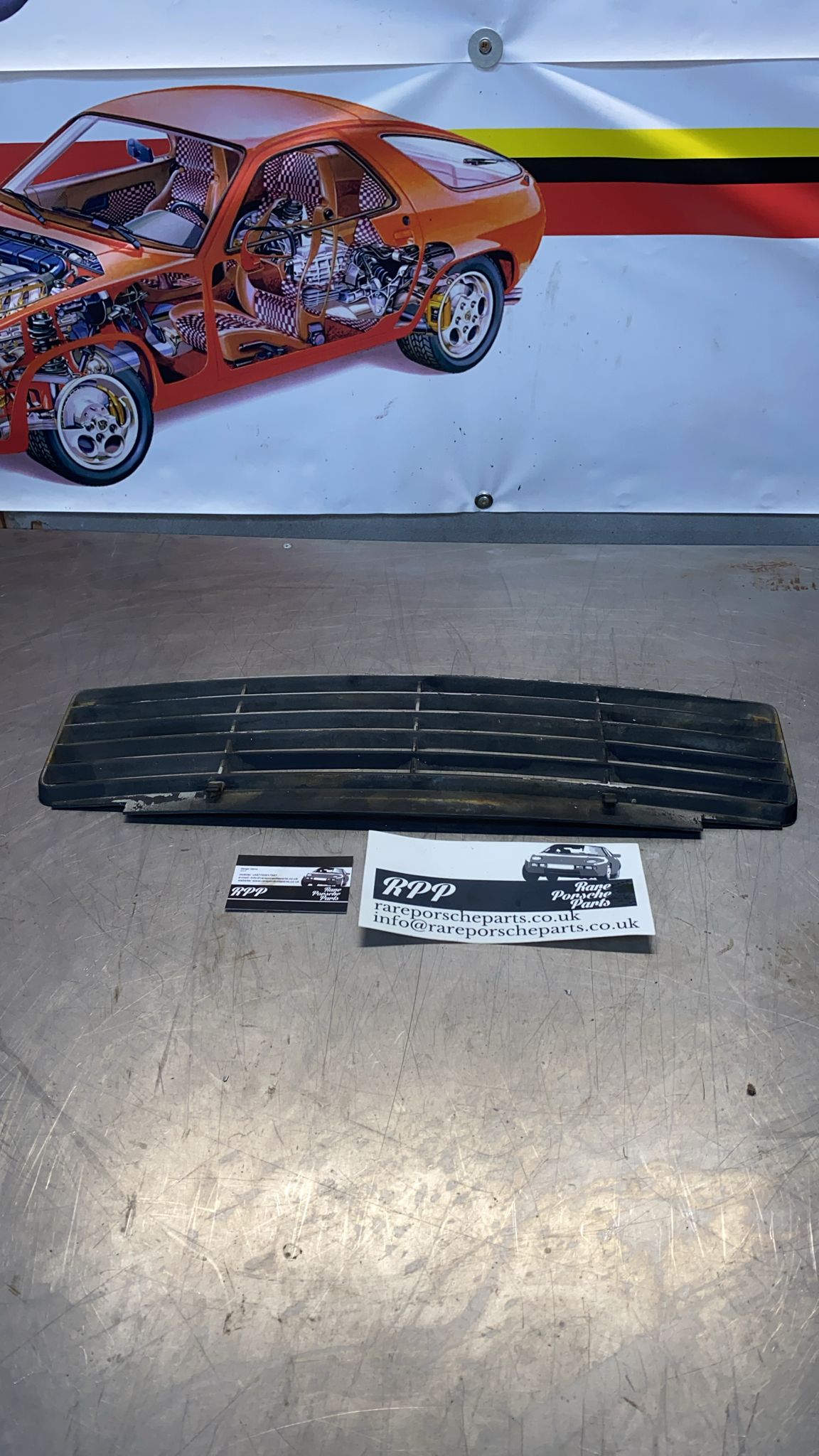 Porsche 924 / 924 S front radiator grill, used 477853653 – Rare Porsche ...