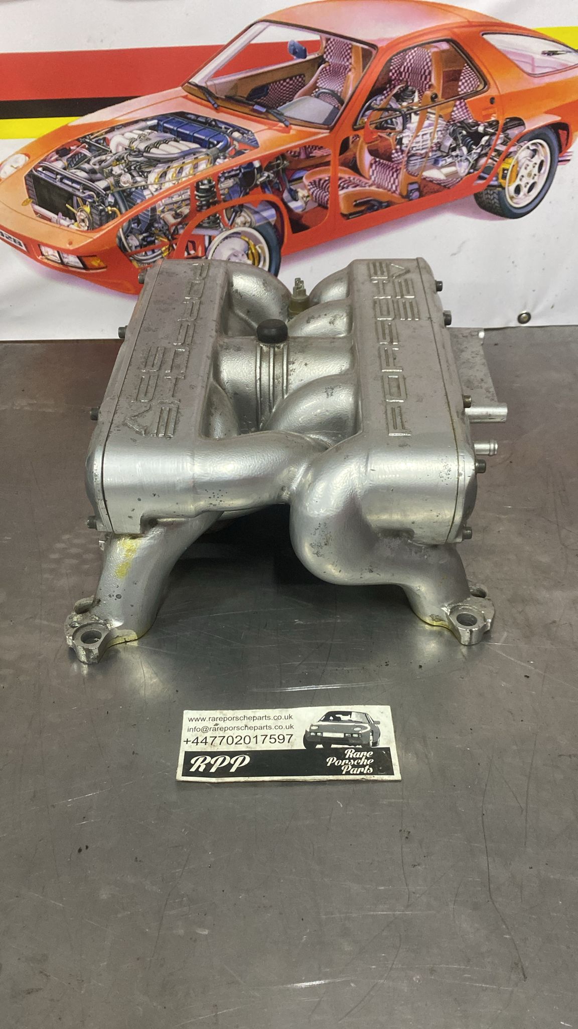 Porsche 928 S4 Intake manifold, used 9281105464R – Rare Porsche Parts