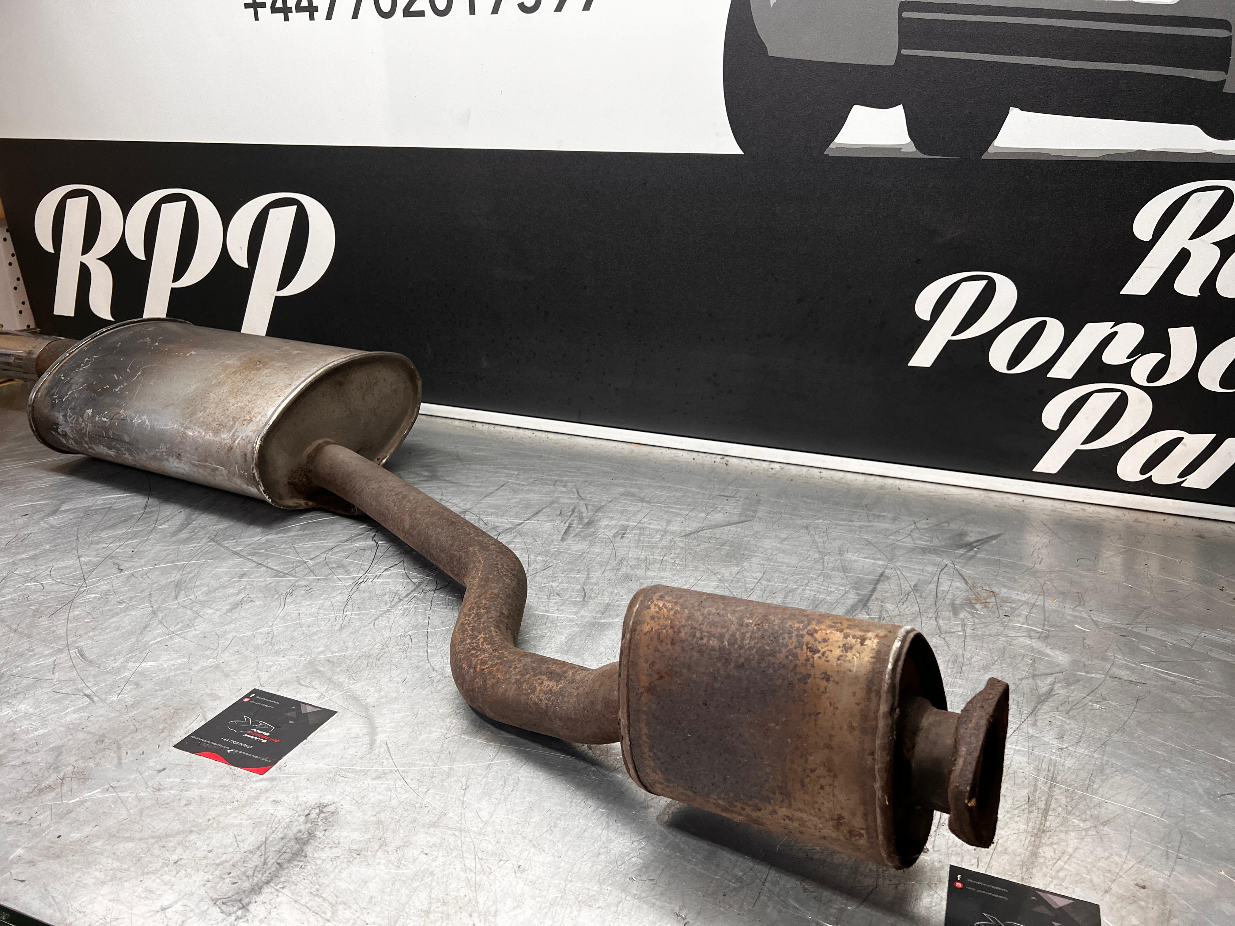 Porsche 944 S S2 genuine exhaust system rear muffler, used 94411104103 ...