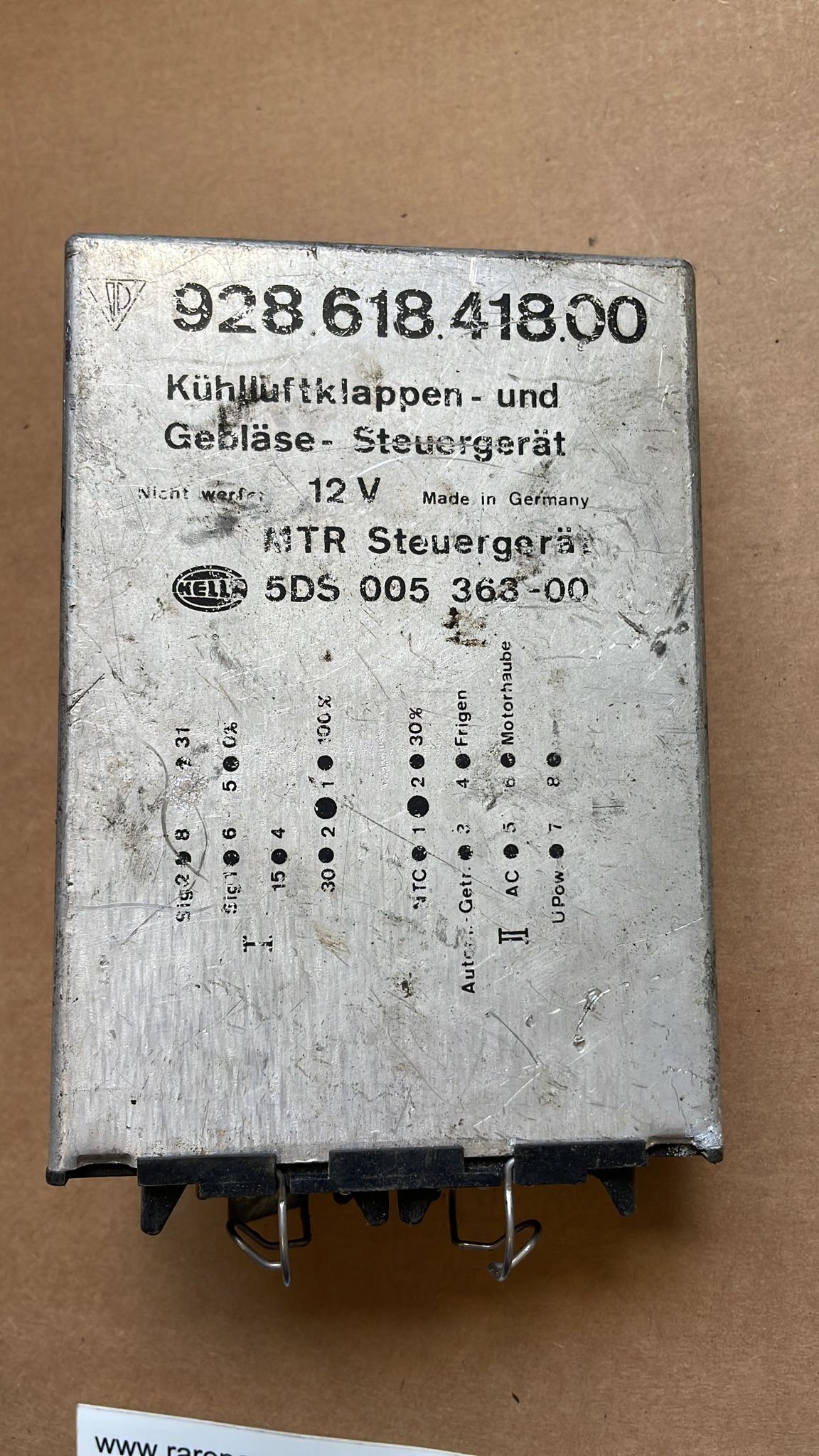 Porsche 928 radiator cooling Bloy fan module 92861841800, used – Rare ...