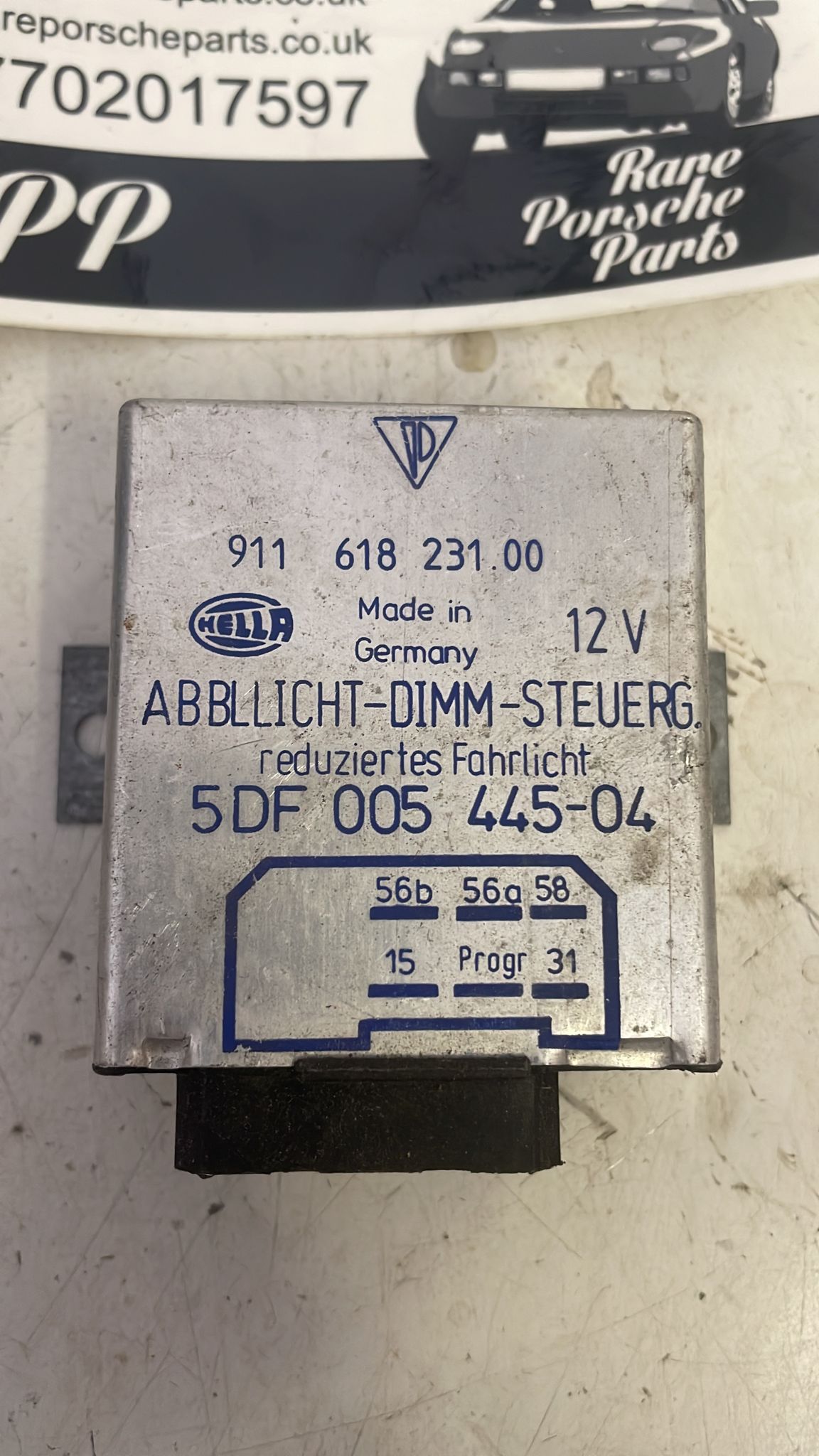 Porsche 911 964 928 944 968 (1987-1991) Headlight Dim Dip Relay 911618 ...