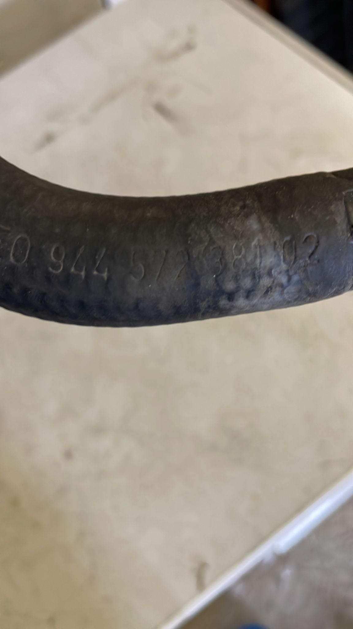 Porsche 924S / 944 82-85.5 Hose on heat exchanger, 94457238102 used ...