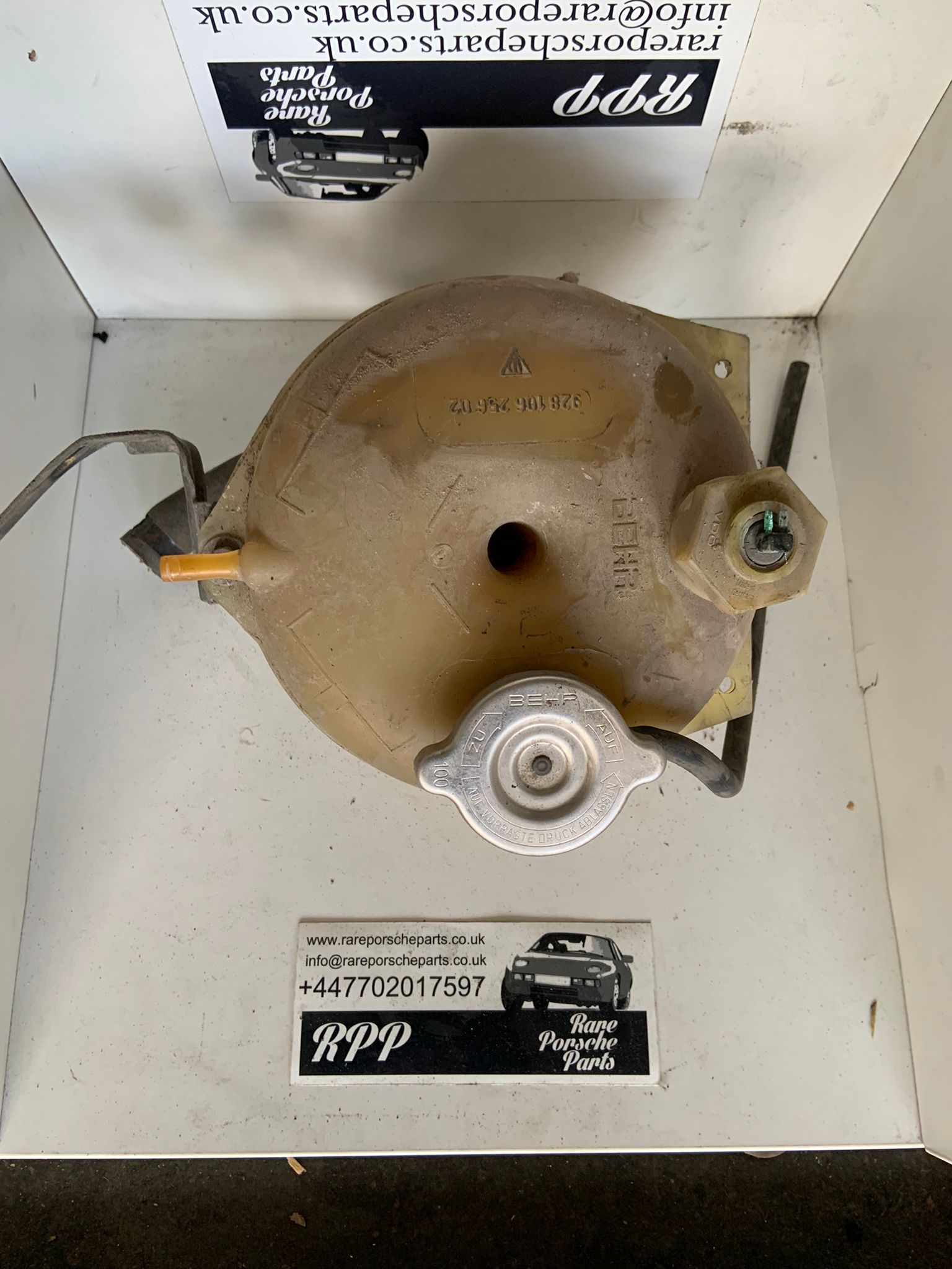 Porsche 928 coolant radiator expansion tank 92810625602 – Rare Porsche ...