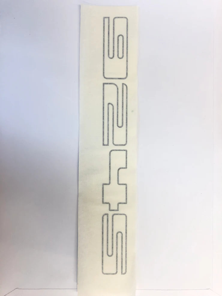 Porsche 924S rear panel below tailgate decal/sticker silver – Rare ...
